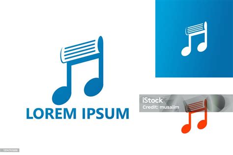 음악 문서 로고 템플릿 디자인 벡터 엠블럼 디자인 개념 창조적 인 기호 아이콘 Mp3 플레이어에 대한 스톡 벡터 아트 및 기타 이미지 Mp3 플레이어 교육 노래