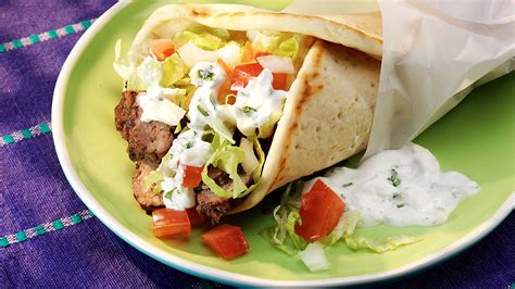 Beef Gyros With Tzatziki Sauce Recipe Hellmanns Us