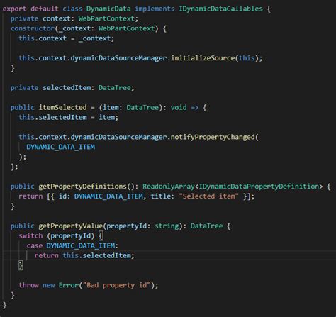 How To Expose Dynamic Data Source Microsoft Qanda