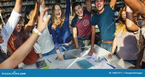 Classmate Celebrate Team Group Community Concept Stock Image Image Of