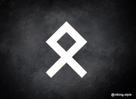 Othala La Rune De Freyr Vikings And Co