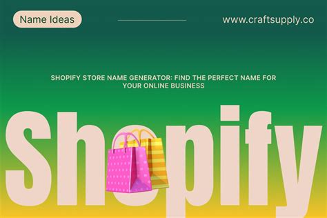 Shopify Store Name Generator Find The Perfect Name For Your Online
