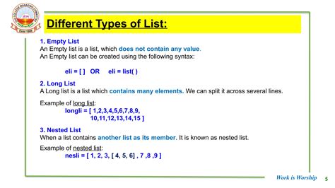 Brief Explanation On List And Dictionaries Of Python Ppt Free Download