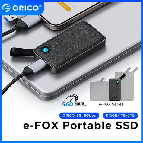 Orico E Fox Mb S Extreme Portable Ssd Gb Tb Tb External Solid State Drive Usb C Usb