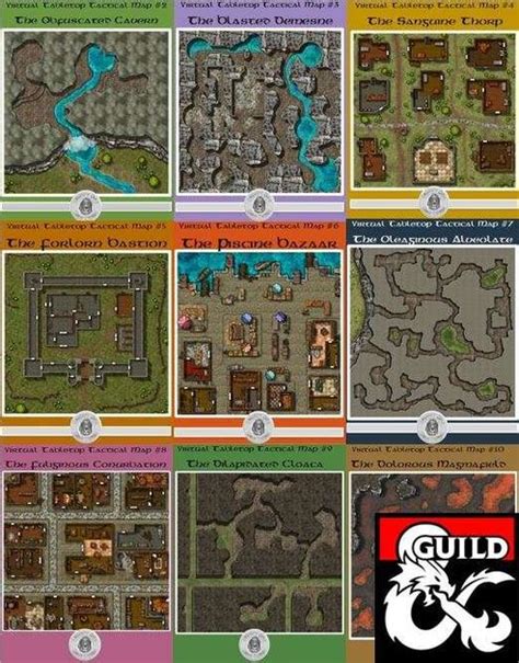 Vtt Maps Bundle Rpg Item Rpggeek