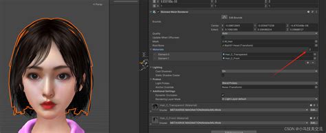 unity37——巧妙运用urp管线基础shader lit材质，给头发做出还不错的发丝效果 应急用，在没时间单独写shader的情况下