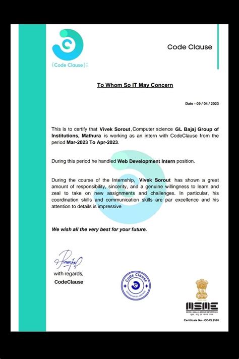 Vivek Sorout On Linkedin Codeclause Internship Webdevelopment Codeclause Codewithscaler