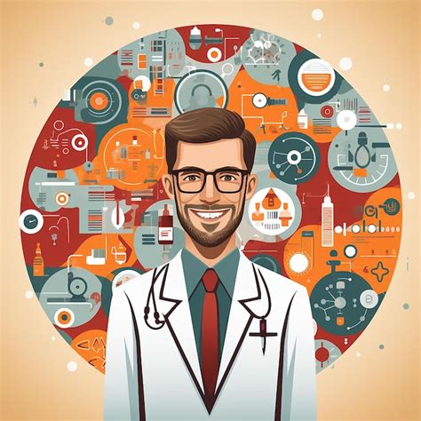 Premium Ai Image A Healthcare Services Flat Design Clean Modern