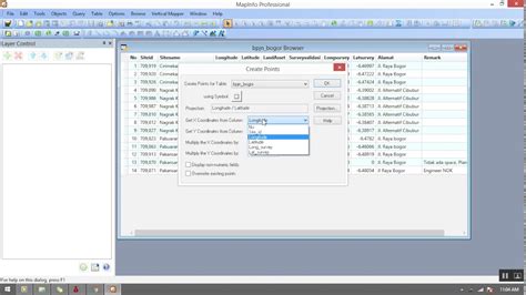 Excel To Mapinfo Pagnc