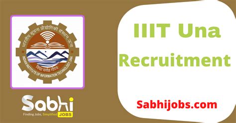 Iiit Una Jobs Notification 2023 Apply Online For 16 Guest Faculty Vacancies