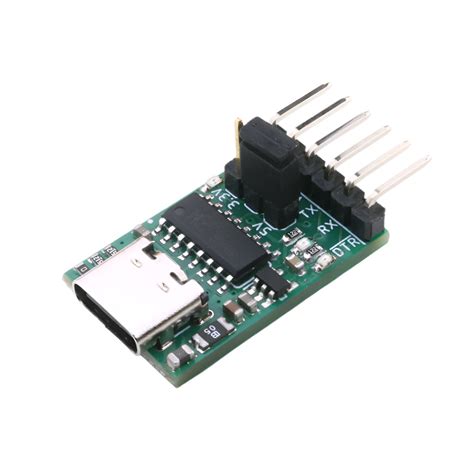 Ch340c Usb To Ttl Serial Converter 3 3v And 5v Usb C Module Silicon Technolabs