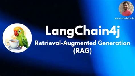 Siva Prasad Reddy K On Linkedin Langchain4j Retrieval Augmented