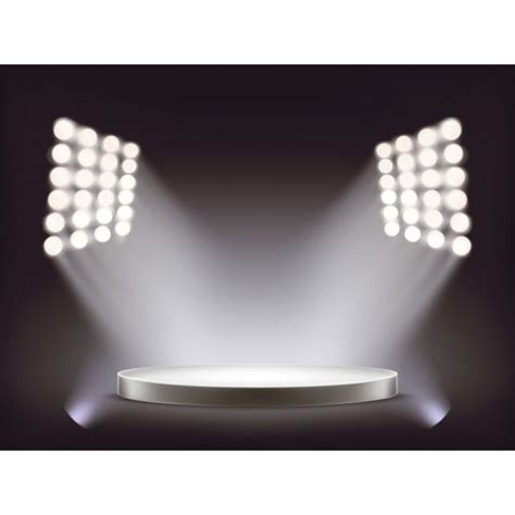 무대 조명 효과 디자인 배경 일러스트 스포트라이트 클립 아트 우승자 단계 Png 일러스트 및 Psd 이미지 무료 다운로드