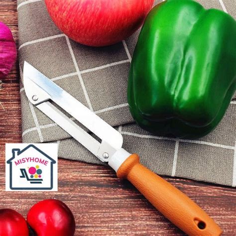 Dao Bào Vỏ Nạo Vỏ Thái Lát Gọt Hoa Quả Inox 2 Lưỡi Cắt Trái Cây Rau Củ