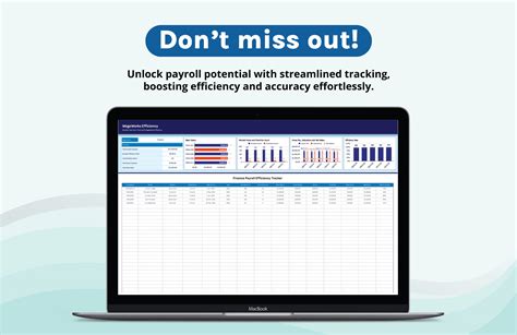 Finance Payroll Efficiency Tracker Template
