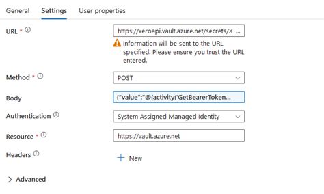 Update A Secret In Azure Vault Via Azure Data Factory Pipeline Stack