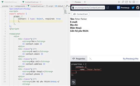 Cant Preview Vue Components · Issue 407 · Fwoutspreviewjs · Github
