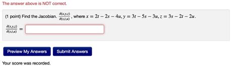 Solved Find The Jacobian Partial Differential X Y