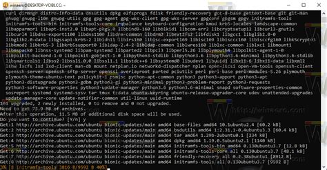 Update And Upgrade Wsl Linux Distro In Windows 10