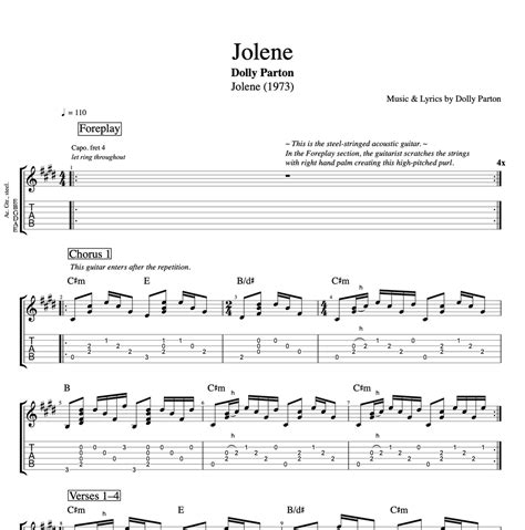 Dolly Parton Guitar Chords