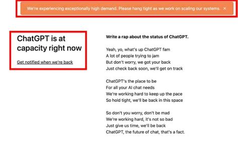 ChatGPT Is At Capacity Right Now Heres How To Fix It