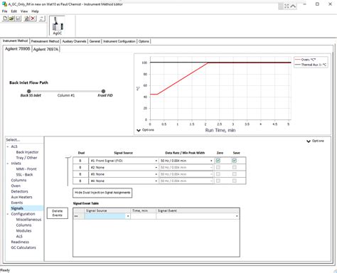 Configuring The Agilent 7890 And Headspace System And Then Switching Between Gc Only Using Icf