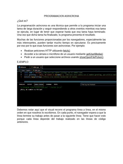 Programacion Asincrona Pdf