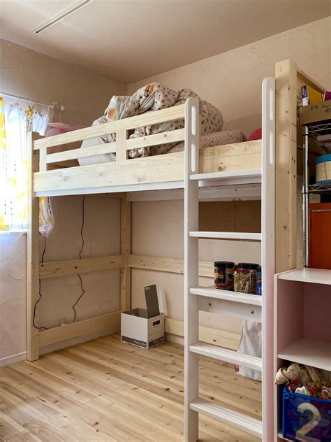 【子ども部屋】姉妹2人の6畳洋室に2台目のロフトベッドを組み立ててみた ゆるシュタイナー教育とお片づけ お部屋づくりサポート