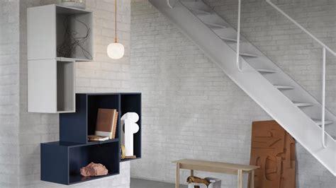 Stacked Storage System In Midnight Blue By Julien De Smedt For Muuto