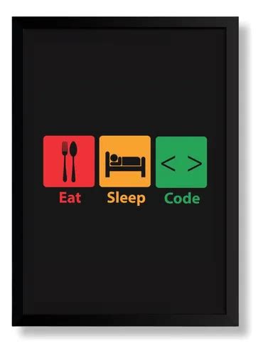 Quadro Decorativo Nerd Linguagem De Programação Mercadolivre