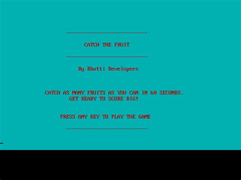 unveiling “catch the fruit” a coding odyssey by hamza iftikhar bhatti medium