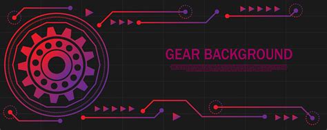 추상적 인 개념 톱니바퀴 원형의 기어 아이콘 기술 트렌디 한 선형 스타일 창조적 인 현대 벡터 로고 검은 배경에 고립 된 간단한 둥근 선 아이콘 Ep2 3차원 형태에 대한