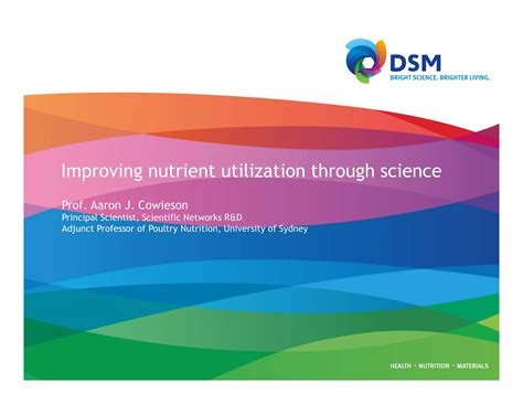 Improving Nutrient Utilization Through Science A Cowieson Epc 2014 Dsm Satellite Symposium Ppt