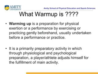 Types Of Warming Up PPTX Fitness And Exercise Healthy Living