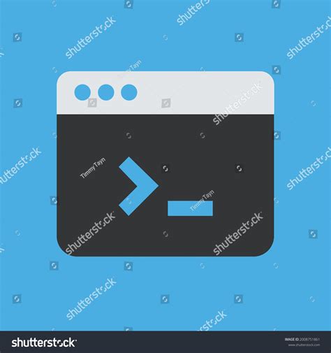 Terminal Startup Icon Direct Access System Stock Vector Royalty Free 2008751861 Shutterstock