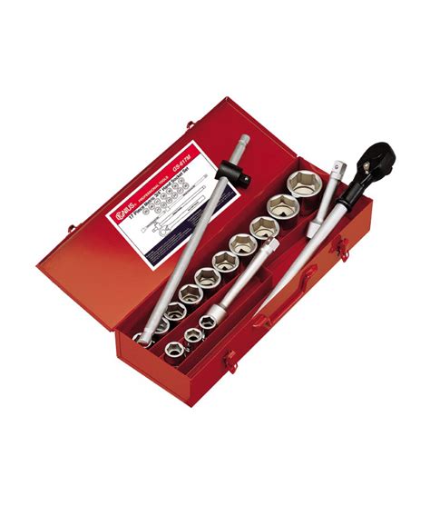 17 Piece 3 4 Dr Sae Hand Socket Set Genius
