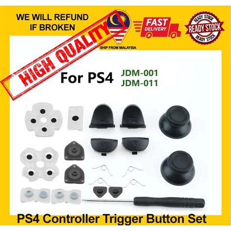Ps4 Trigger Set Analog Thumb Stick Button Replacement Playstation
