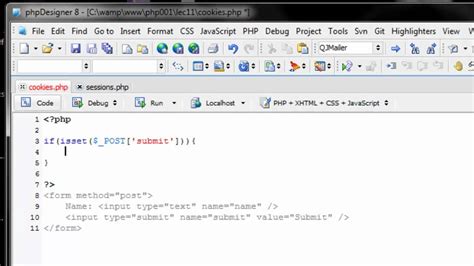 Programming In Php Week 6 Day 11 Sessions And Cookies Youtube