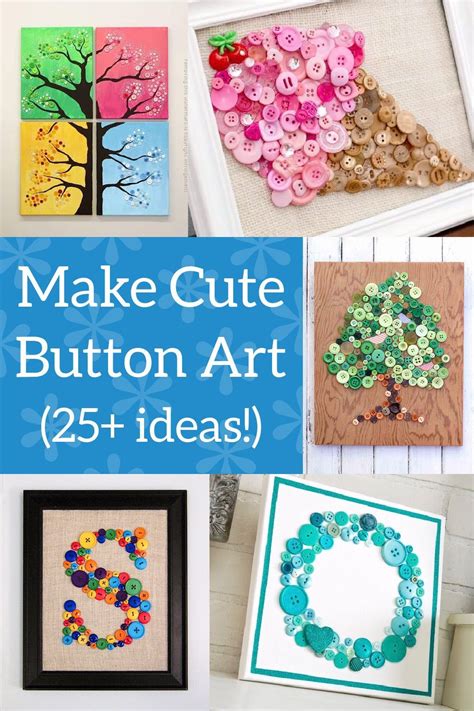 Diy Button Art Get 25 Project Ideas Artofit