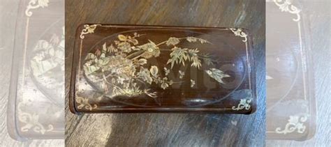 Старинная китайская шкатулка Дерево перламутр купить в Москве Хобби и отдых Авито