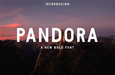 Pandora Font Dfonts