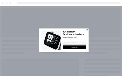Tech Store Newsletter Form Popup Template