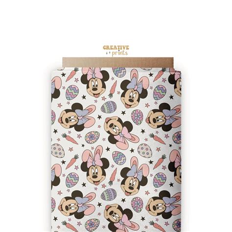 Mouse Bunny Easter Seamless Pattern Easter Seamless Pattern Etsy