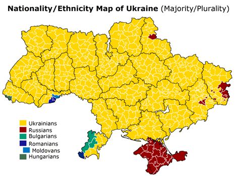Ethnicity Map Of Ukraine 2016 Maps On The Web