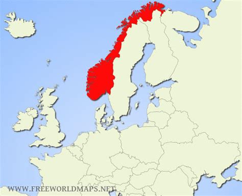 Where Is Norway Located On The World Map