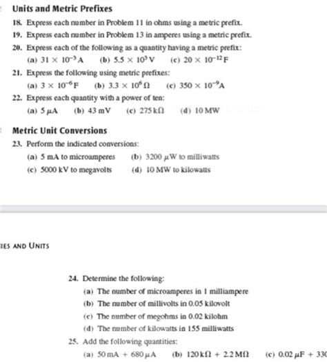 Solved 1 Scientific And Engineering Notation 1 Express Each