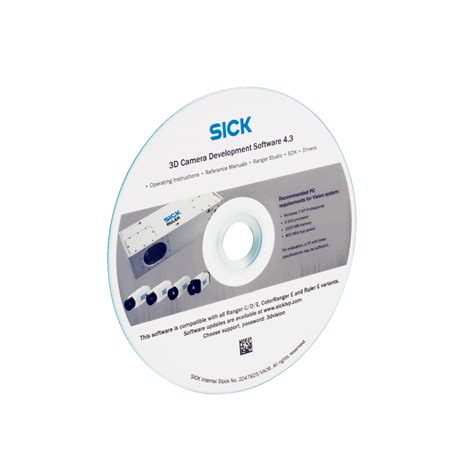 Cd Rom Software For 3d Vision Sick Sensors Part Number 2047925