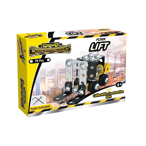 Construct It Mini Constructables Forklift 78pc Lincraft