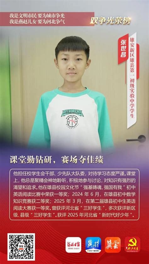 张世昌：课堂勤钻研，赛场夺佳绩文明河北