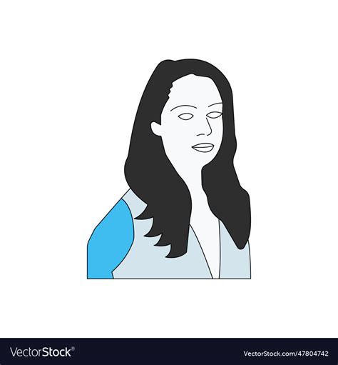 This Is The Picture Of Female Model Royalty Free Vector
